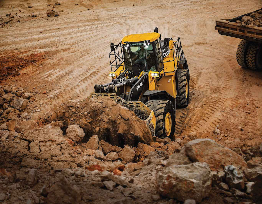 John Deere Extends 20,000-Hour 944K Hybrid Wheel Loader Warranty ...