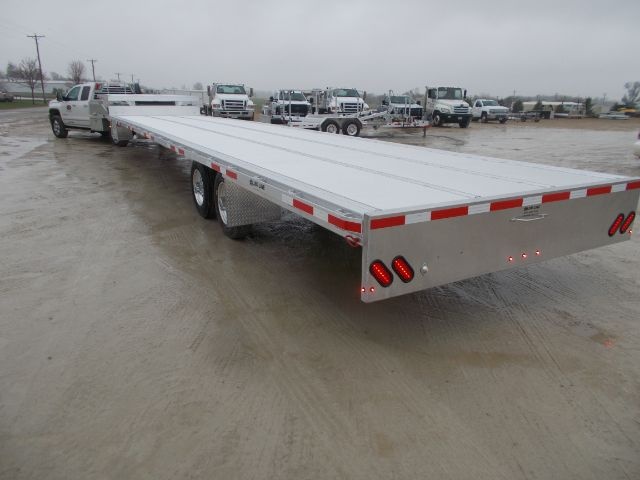 All Aluminum Gooseneck Flatbed Hotshot Trailers | Equipment & Contracting