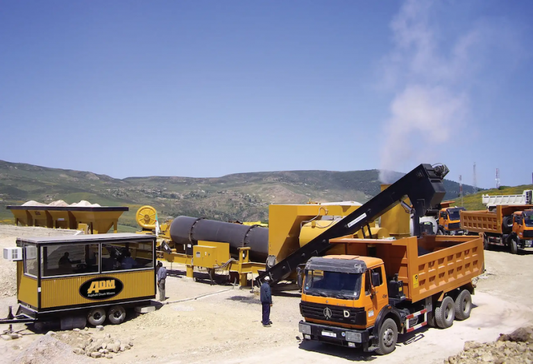 How to Set up a Portable Asphalt Plant | Equipment & Contracting