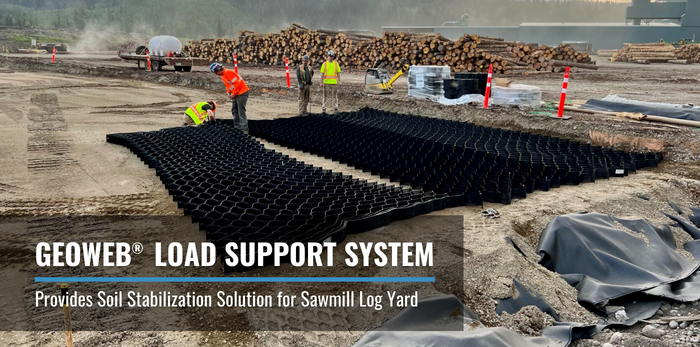 GEOWEB® Load Support System Provides Stabilization Solution for Sawmill ...