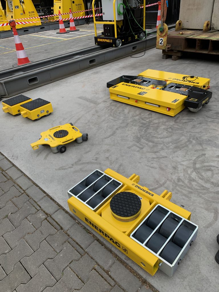 New Enerpac Battery Powered Machine Skates for Industrial Movers ...